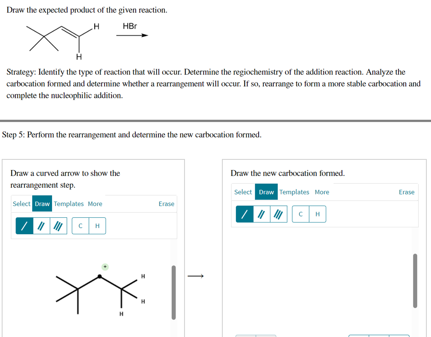 Solved Draw the expected product of the given | Chegg.com