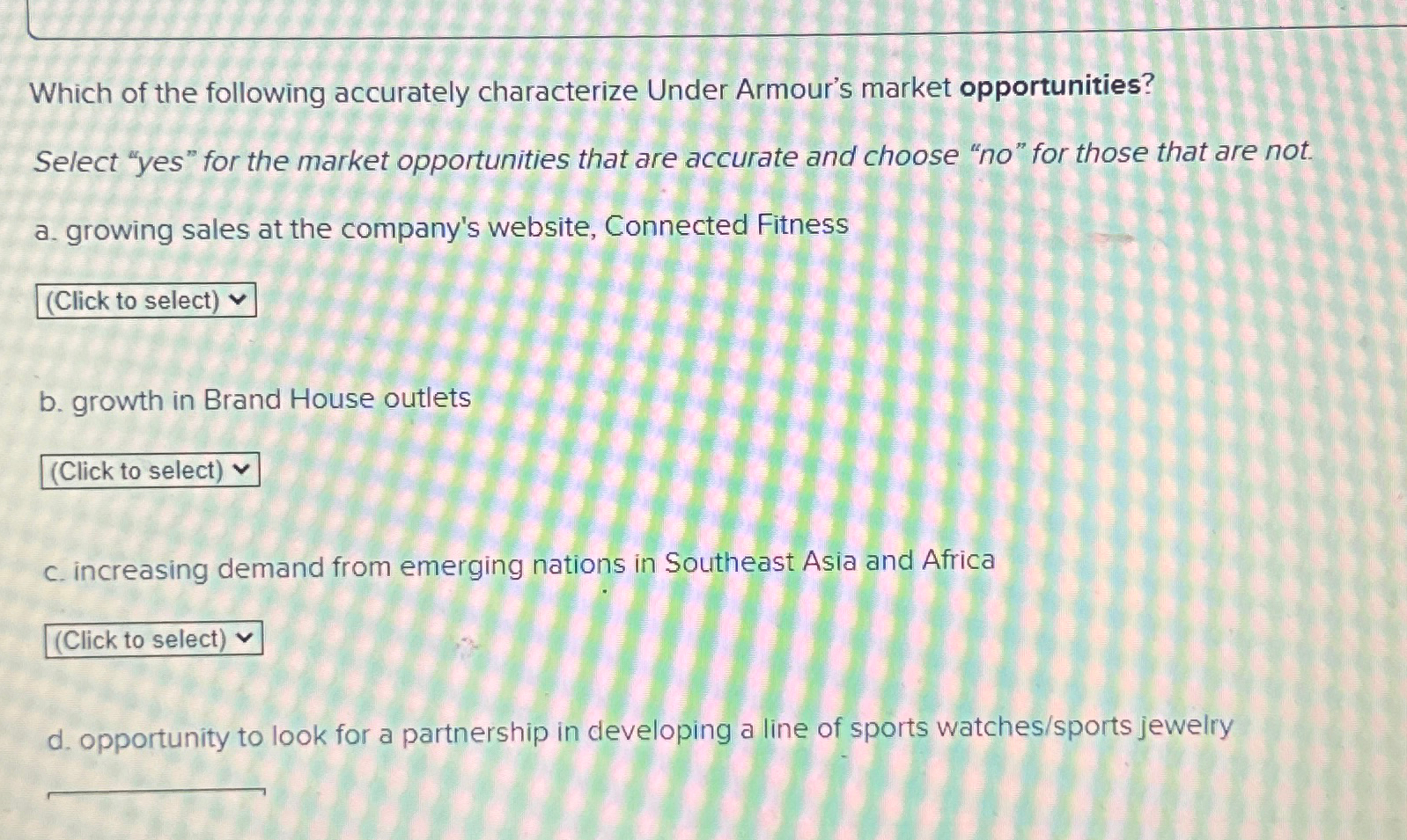 Solved Which of the following accurately characterize Under | Chegg.com