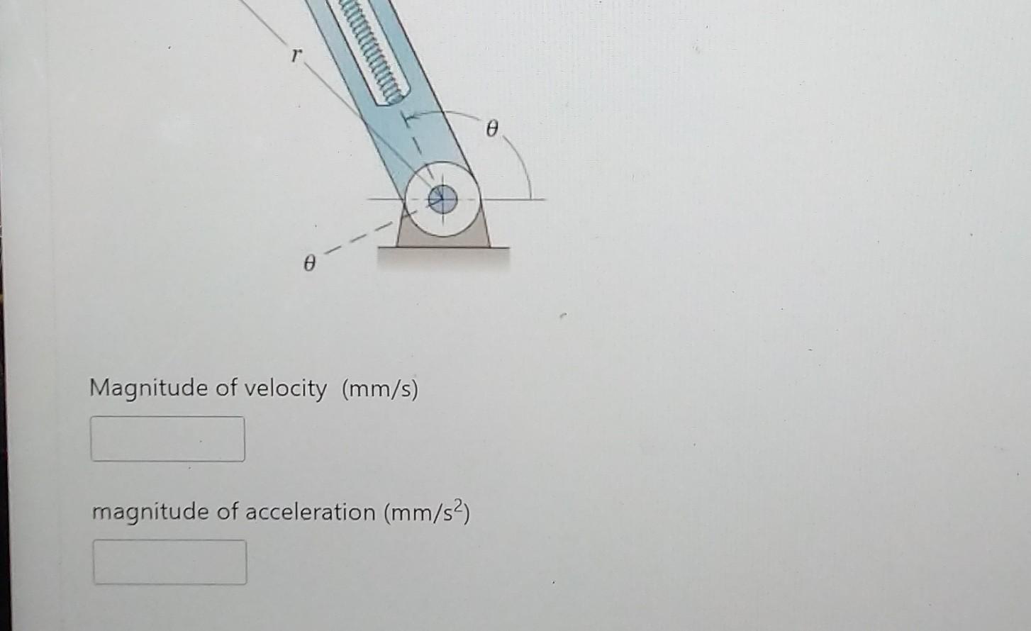 Solved The motion of the sliding block P in the rotating | Chegg.com