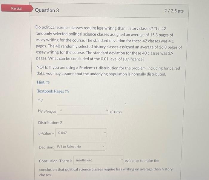 Solved for question three and four what are the 5 answers | Chegg.com