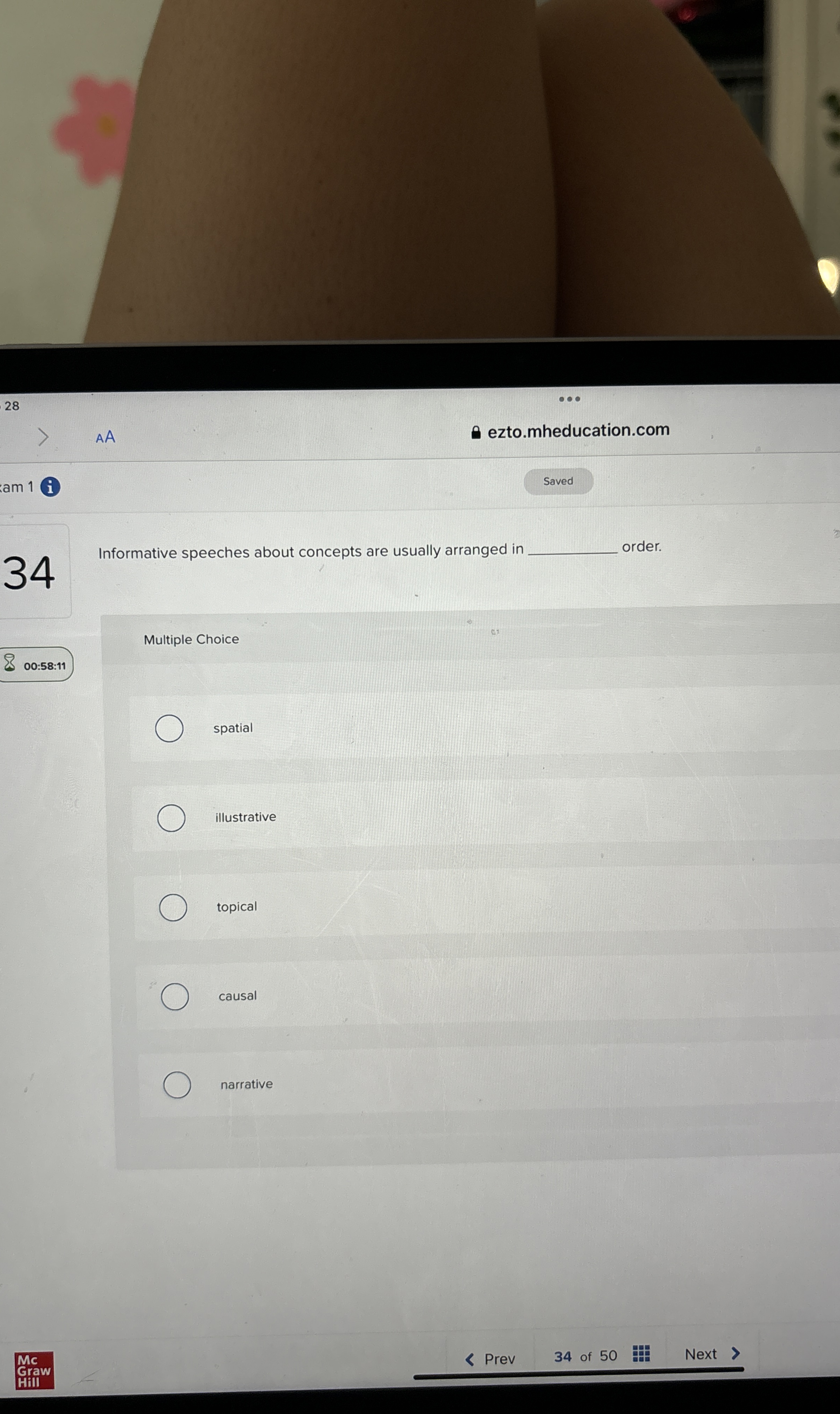 Solved Informative speeches about concepts are usually | Chegg.com
