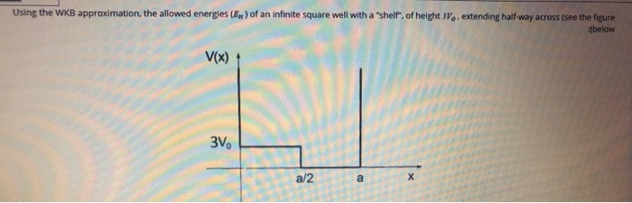 Solved Using the WKB approximation, the allowed energies (,) | Chegg.com