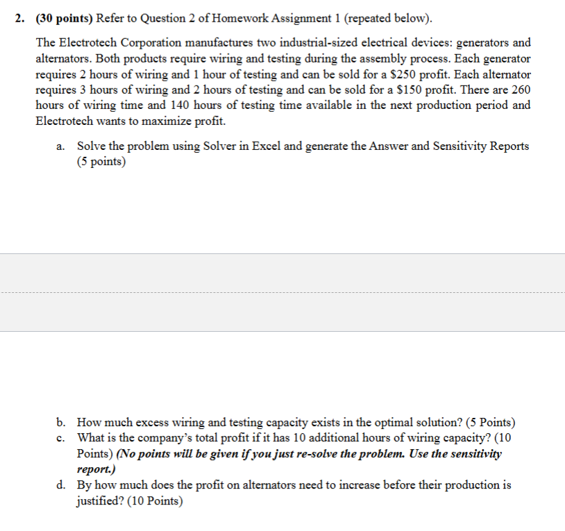 Solved 2. ( 30 ﻿points) ﻿Refer to Question 2 ﻿of Homework | Chegg.com