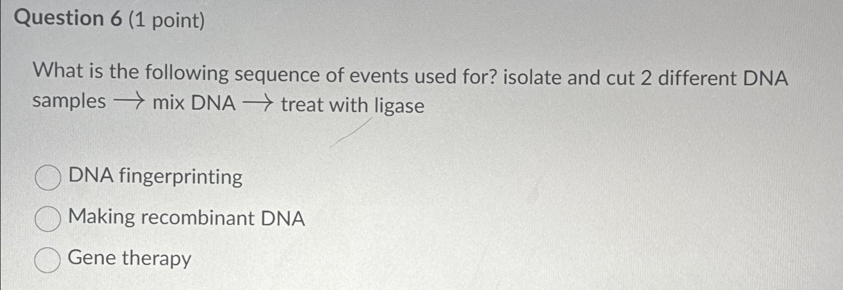 Solved What is the following sequence of events used for? | Chegg.com