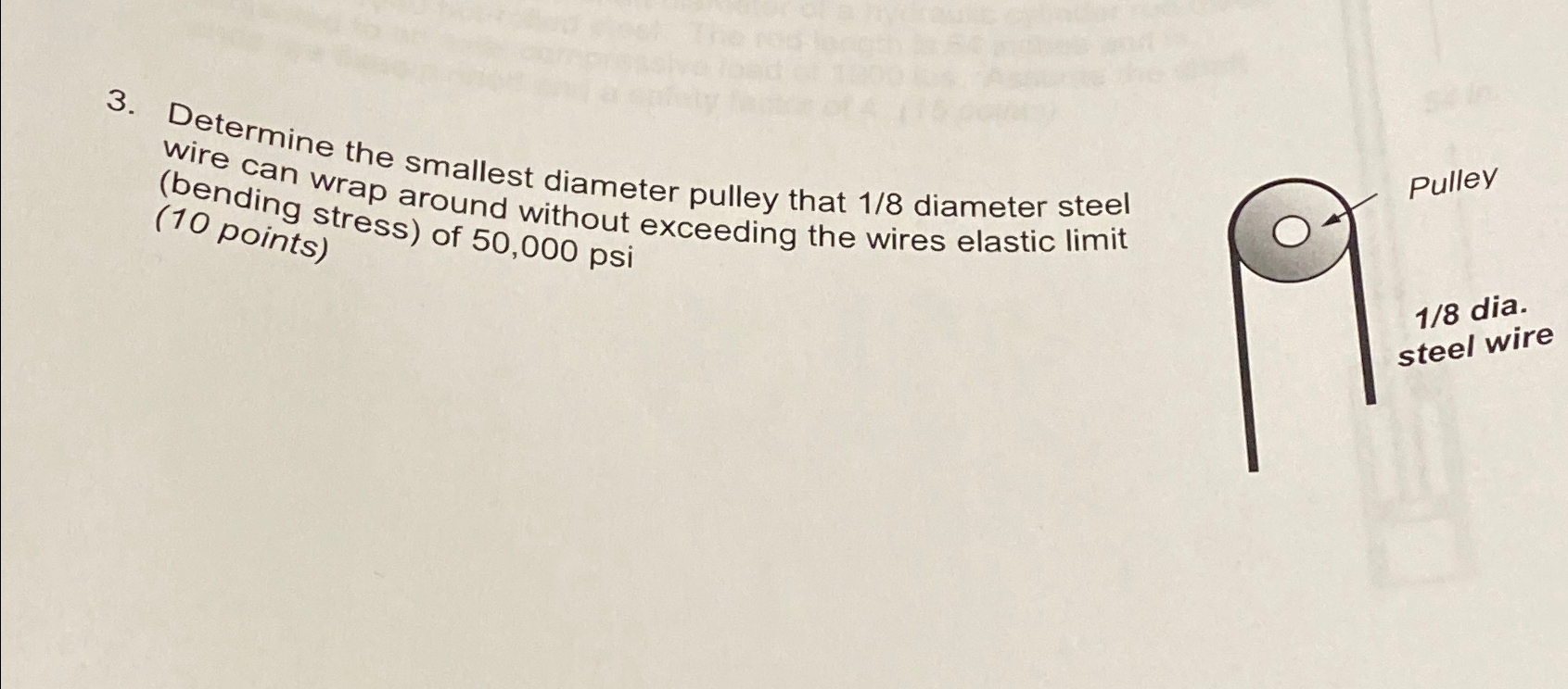 Determine the smallest diameter pulley that 18 | Chegg.com