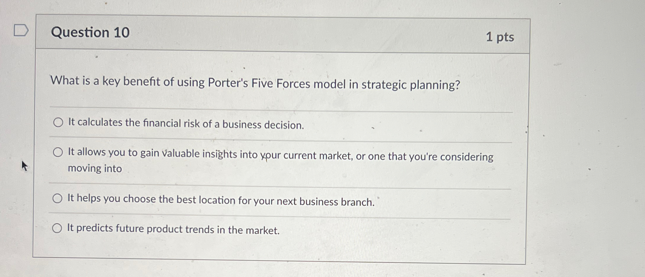 Solved Question 101 ﻿ptsWhat is a key benefit of using | Chegg.com