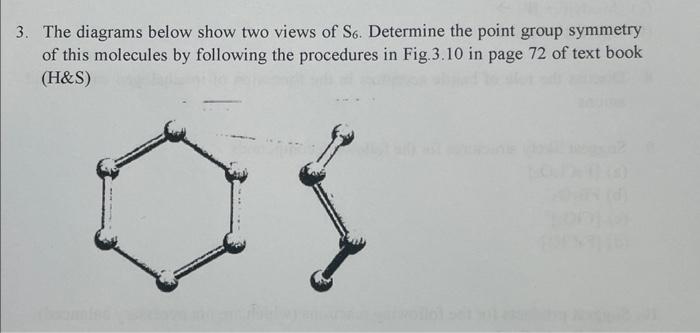 Solved The diagrams below show two views of S6. Determine | Chegg.com