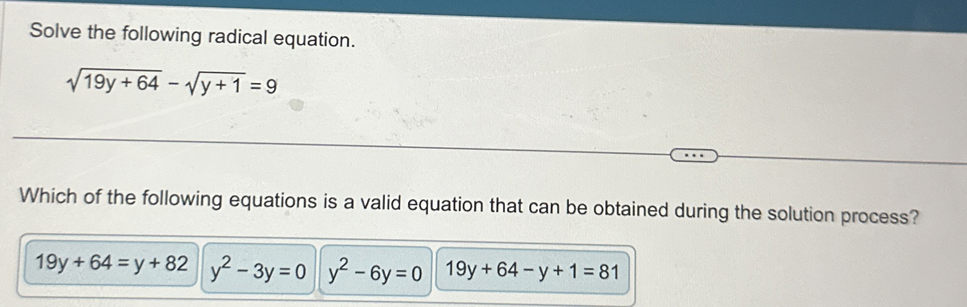 Solved Solve the following radical | Chegg.com