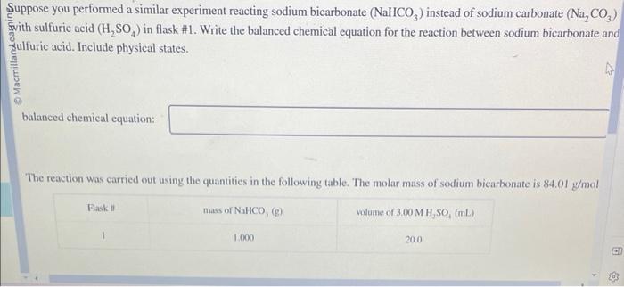 Solved Suppose you performed a similar experiment reacting | Chegg.com