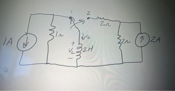 Solved In the sircunt below, find il(t) fon f⩾0 \& V0(t) for | Chegg.com