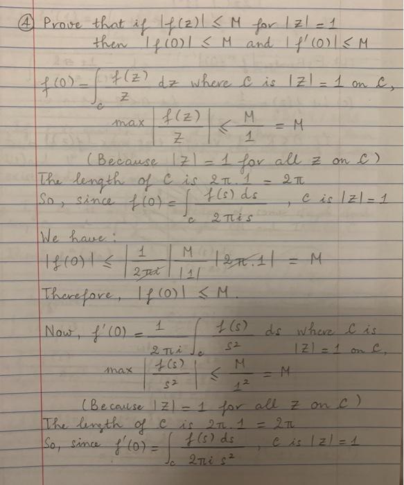 Solved Using ML Theorem that is similar to 4) for Complex | Chegg.com