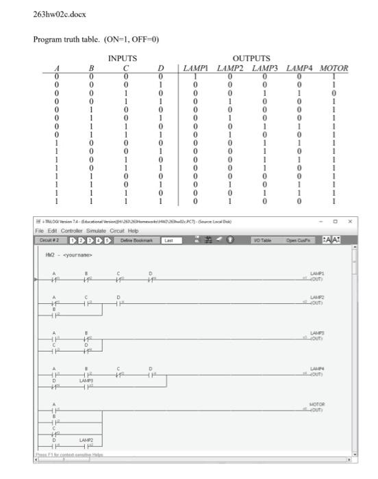 Solved I am trying to do a ladder logic of the following | Chegg.com
