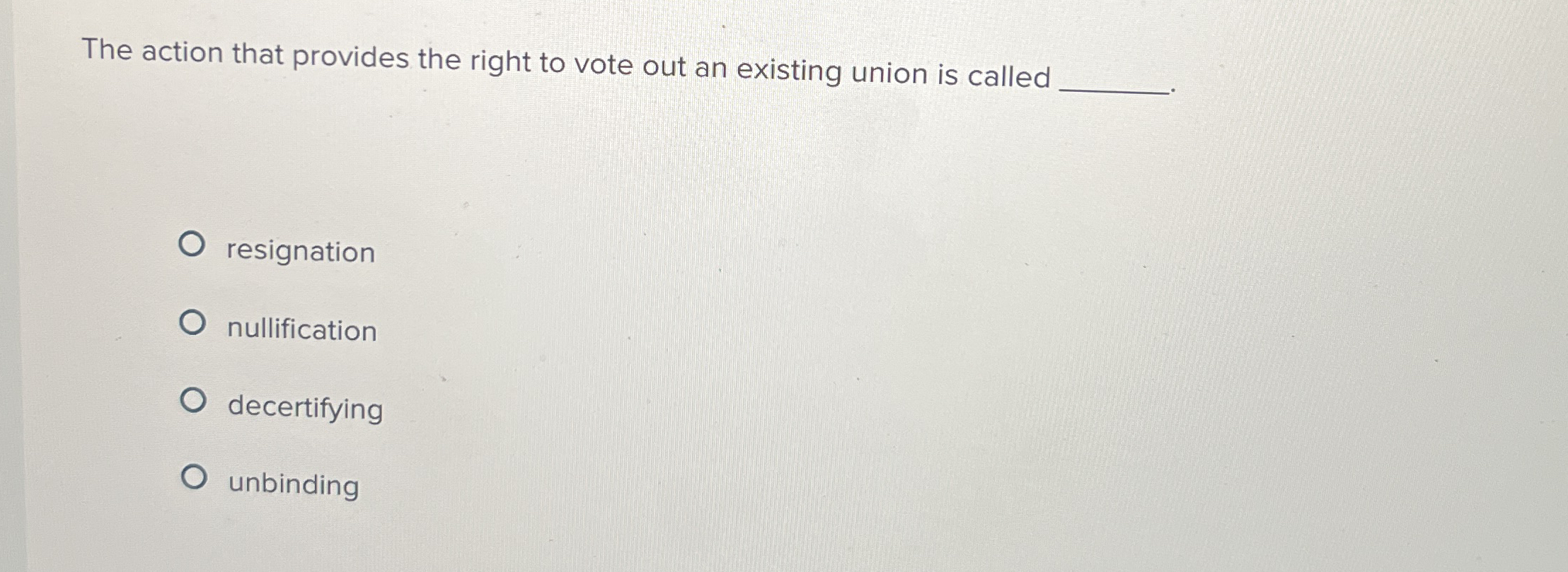 Solved The action that provides the right to vote out an | Chegg.com