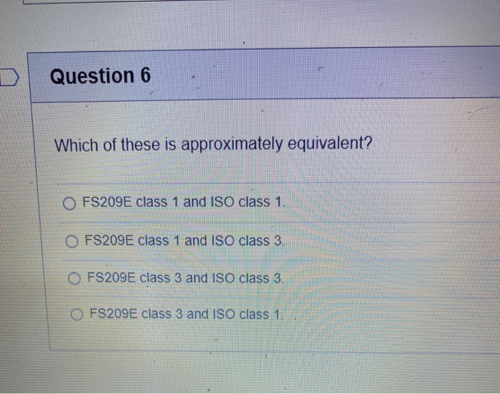 Solved Question 6 Which of these is approximately | Chegg.com