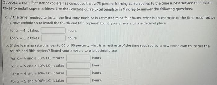 Solved Suppose a manufacturer of copiers has concluded that | Chegg.com