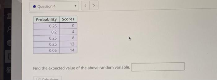 Solved Find the expected value of the above random variable. | Chegg.com