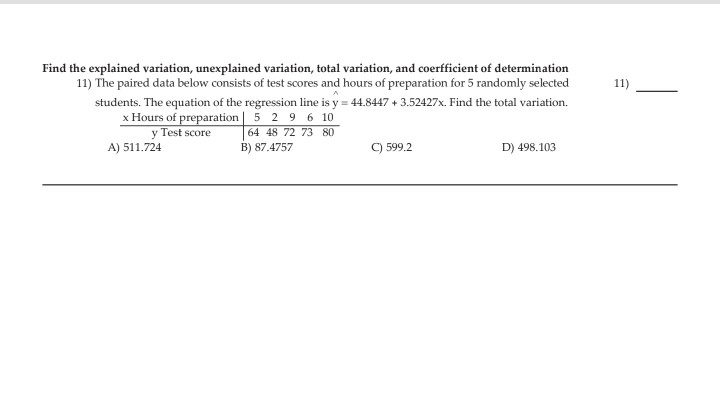 Solved 12) Construct the indicated prediction interval for | Chegg.com