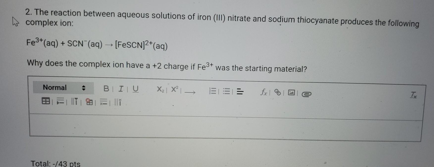 Solved 1. The structure of the complex ion, tetraamine | Chegg.com