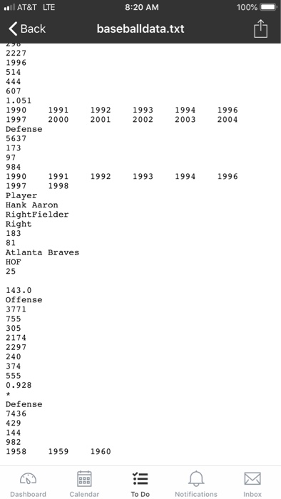 Solved Baseball Data Analysis using Structures and Data | Chegg.com