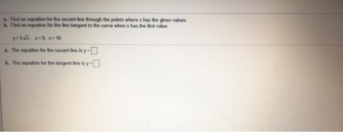 Equation Of Secant Line Given Two Points Calculator - Tessshebaylo