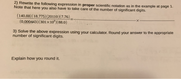Solved 2) Rewrite the following expression in proper | Chegg.com