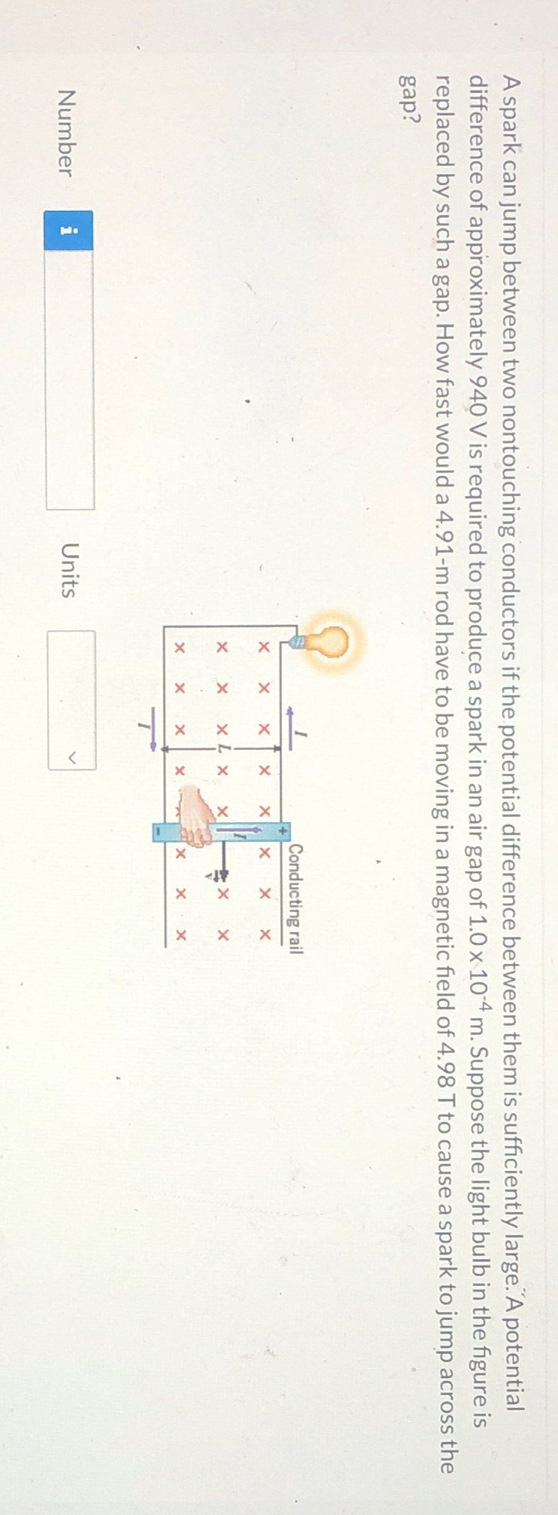 Solved A spark can jump between two nontouching conductors | Chegg.com
