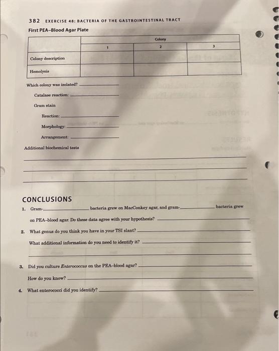 Date: Lab Section Name: EXERCISE LABORATORY REPORT | Chegg.com