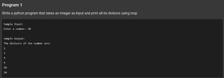 Solved Program 1 Write a python program that takes an | Chegg.com