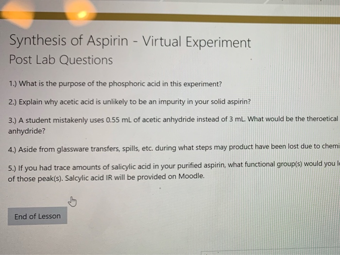 Solved I need help answering post-lab questions 4 & 5, I | Chegg.com