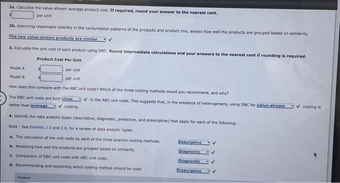 Solved Value-Stream Average Costing, DAC, ABC Costs as | Chegg.com