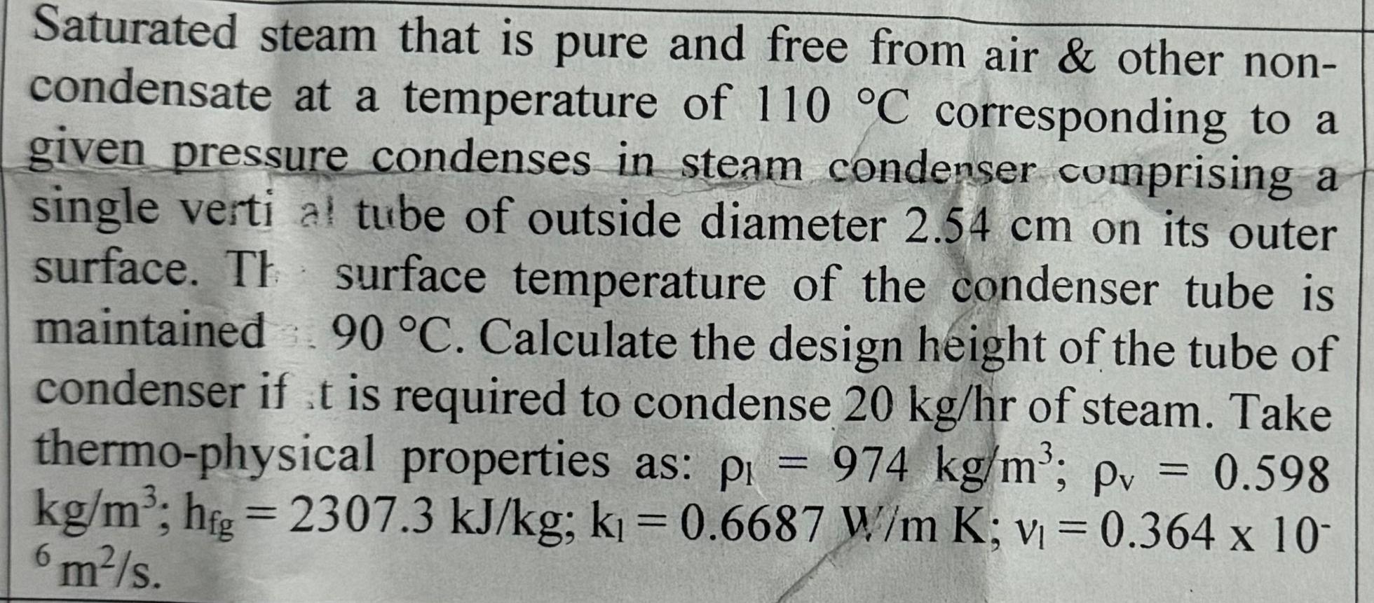solved-saturated-steam-that-is-pure-and-free-from-air-chegg
