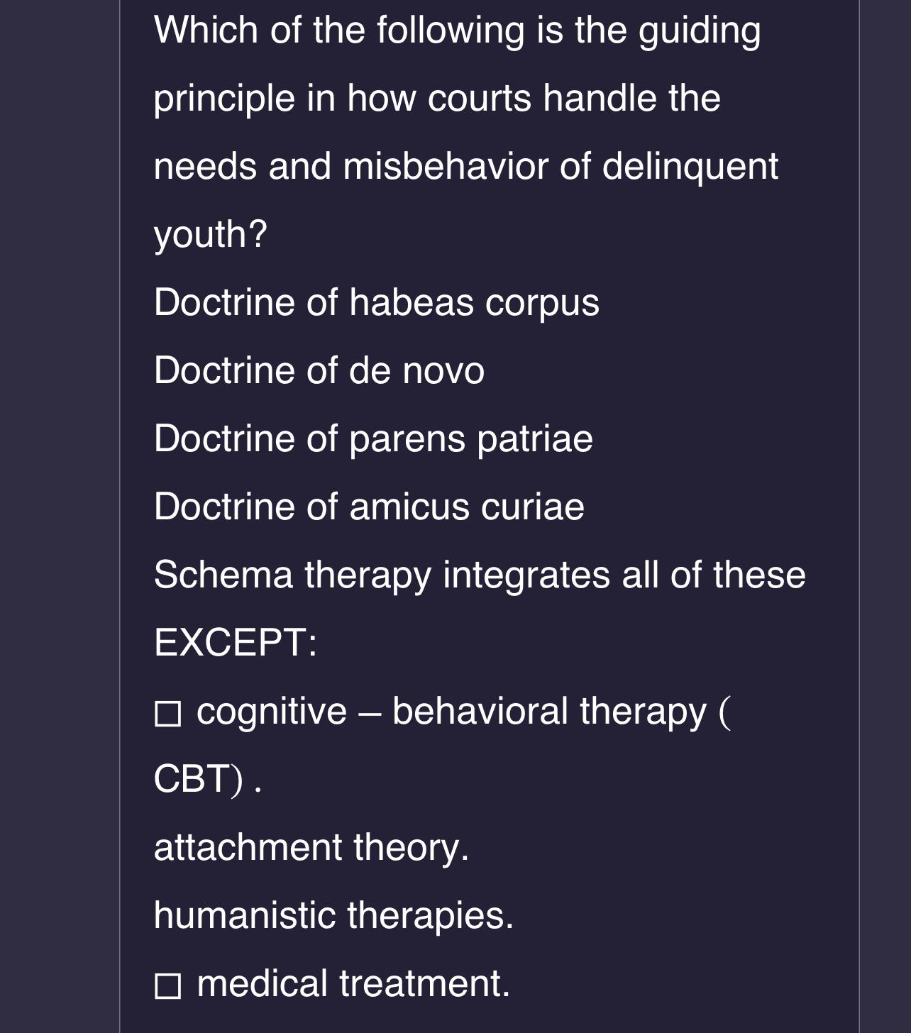 Solved Which of the following is the guiding principle in | Chegg.com