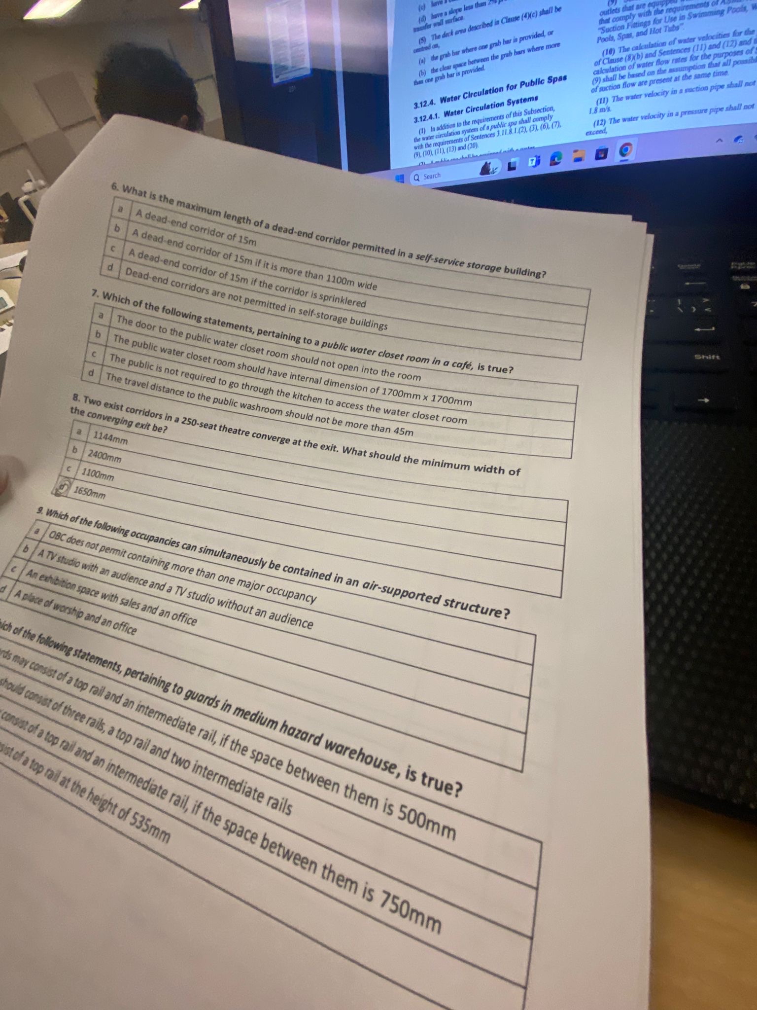 Solved a A dead-end corridor of 15mbA dead end corridor of | Chegg.com