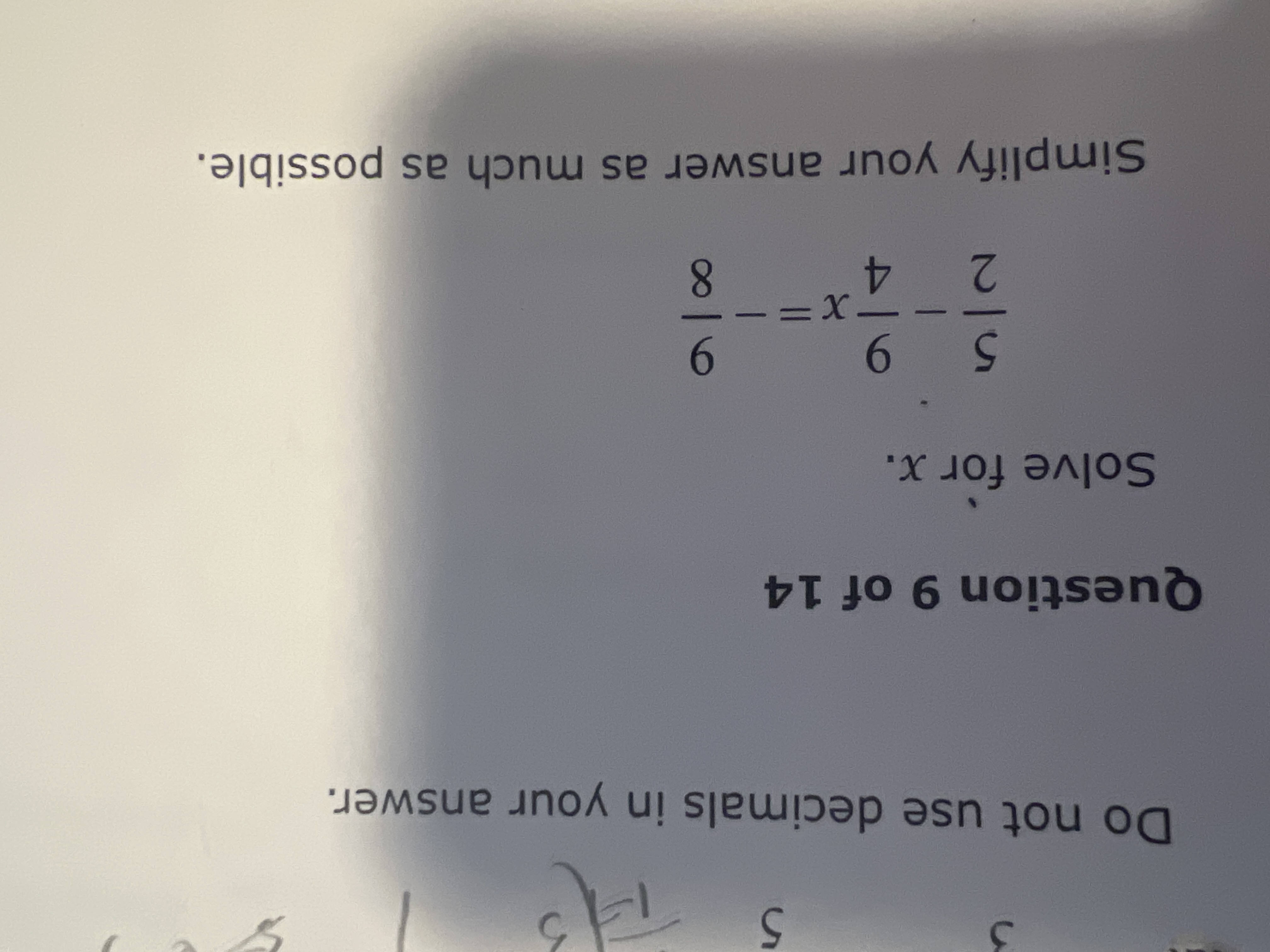Solved Do not use decimals in your answer.Question 9 ﻿of | Chegg.com