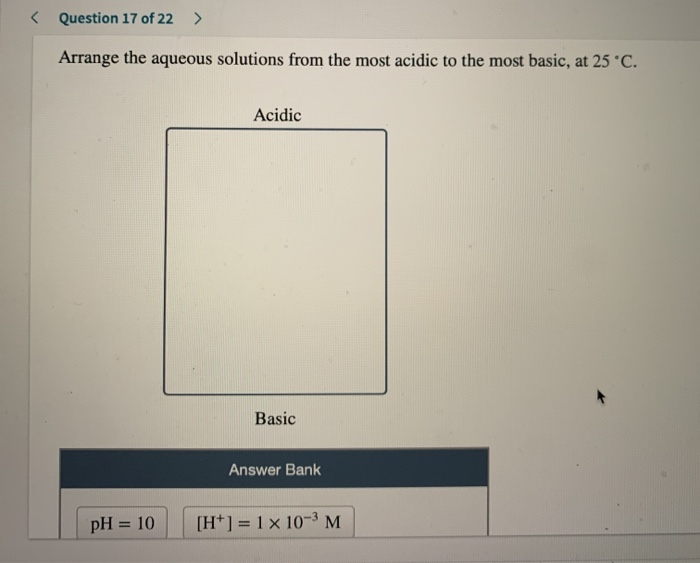 Solved In an aqueous solution, classify these compounds as | Chegg.com