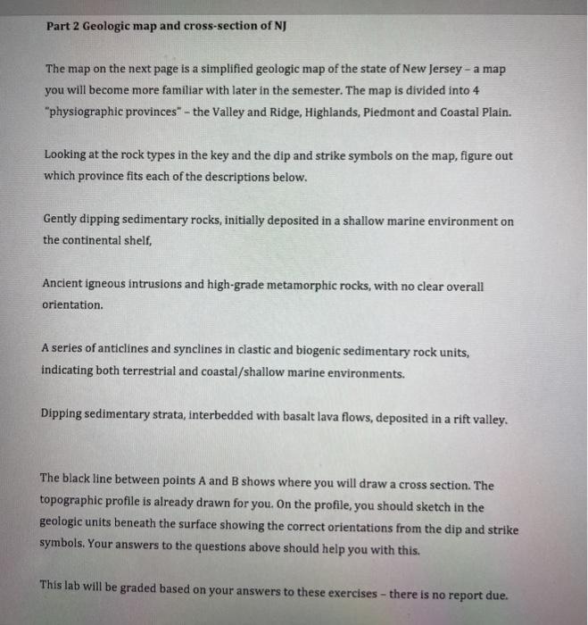Solved Lab 6 Geologic maps Required materials Graph paper | Chegg.com