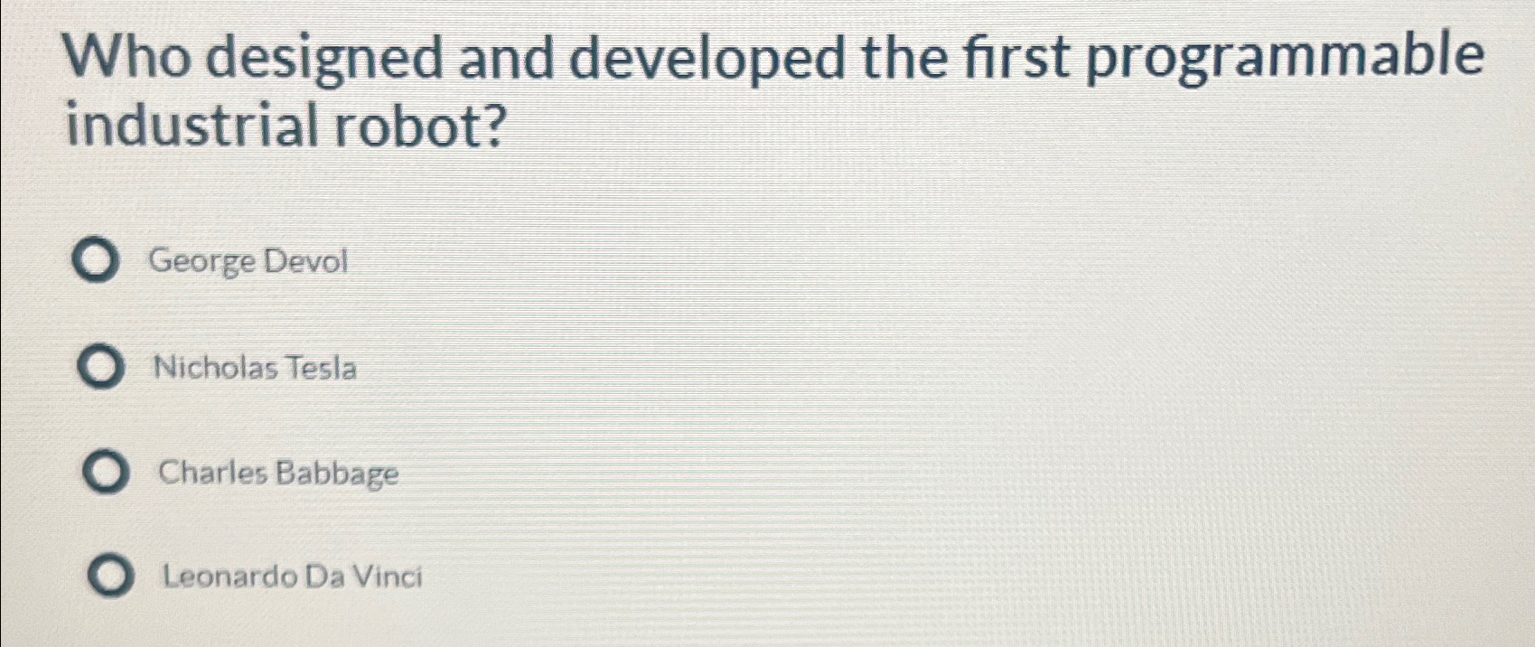 Solved Who designed and developed the first programmable | Chegg.com