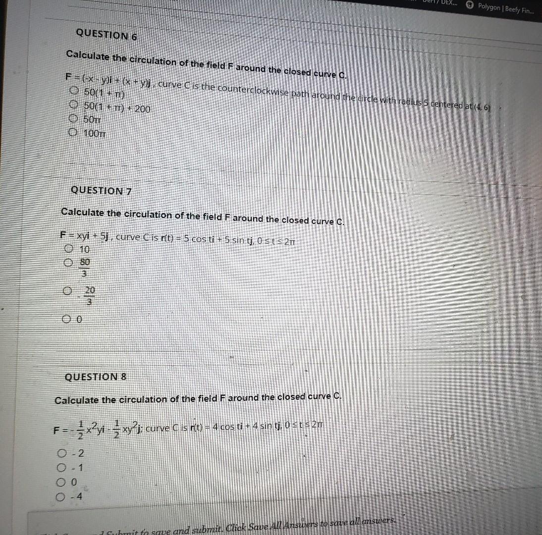 Solved Calculate the circulation of the field F around the | Chegg.com