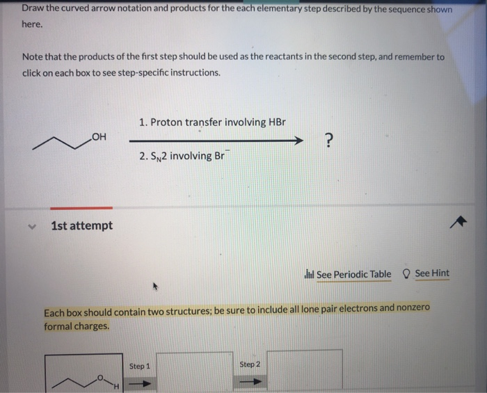 Solved Draw the curved arrow notation and products for the | Chegg.com