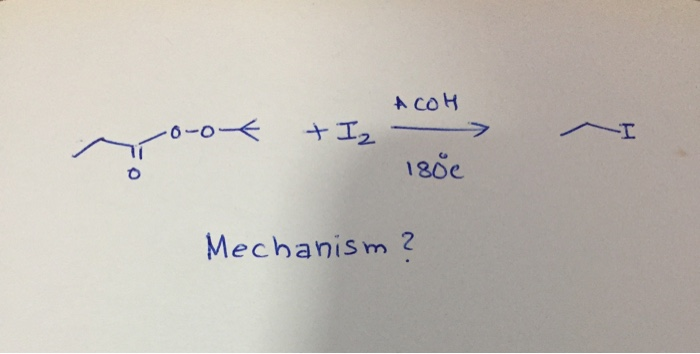 Solved А соң -0-0- + I2 18be Mechanism 2 | Chegg.com