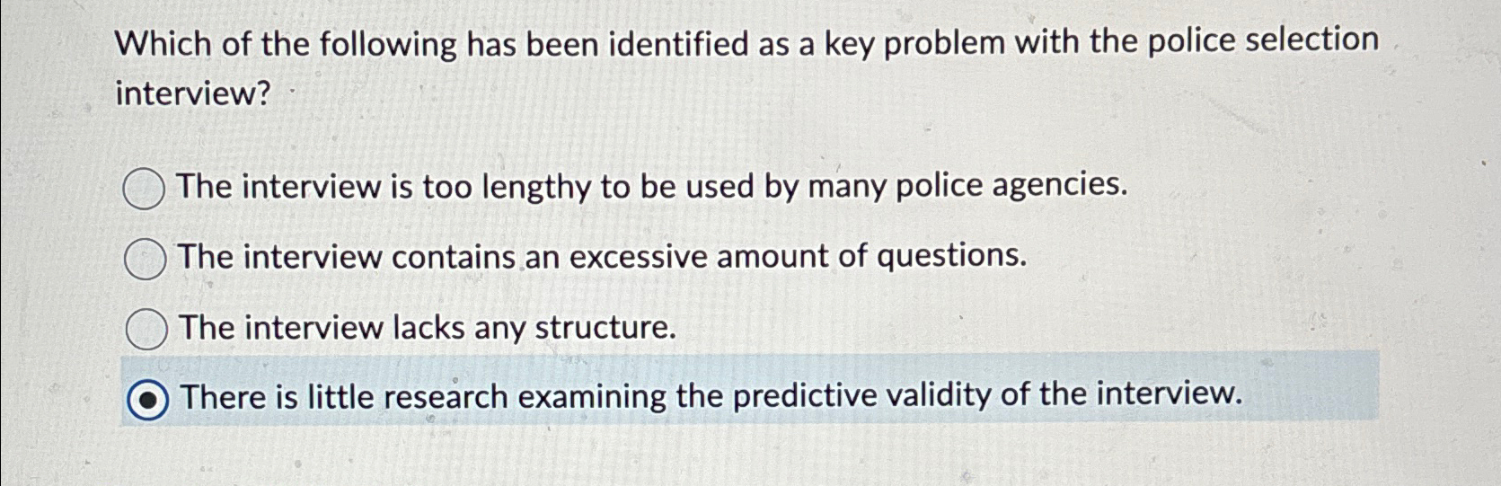 Solved Which of the following has been identified as a key | Chegg.com