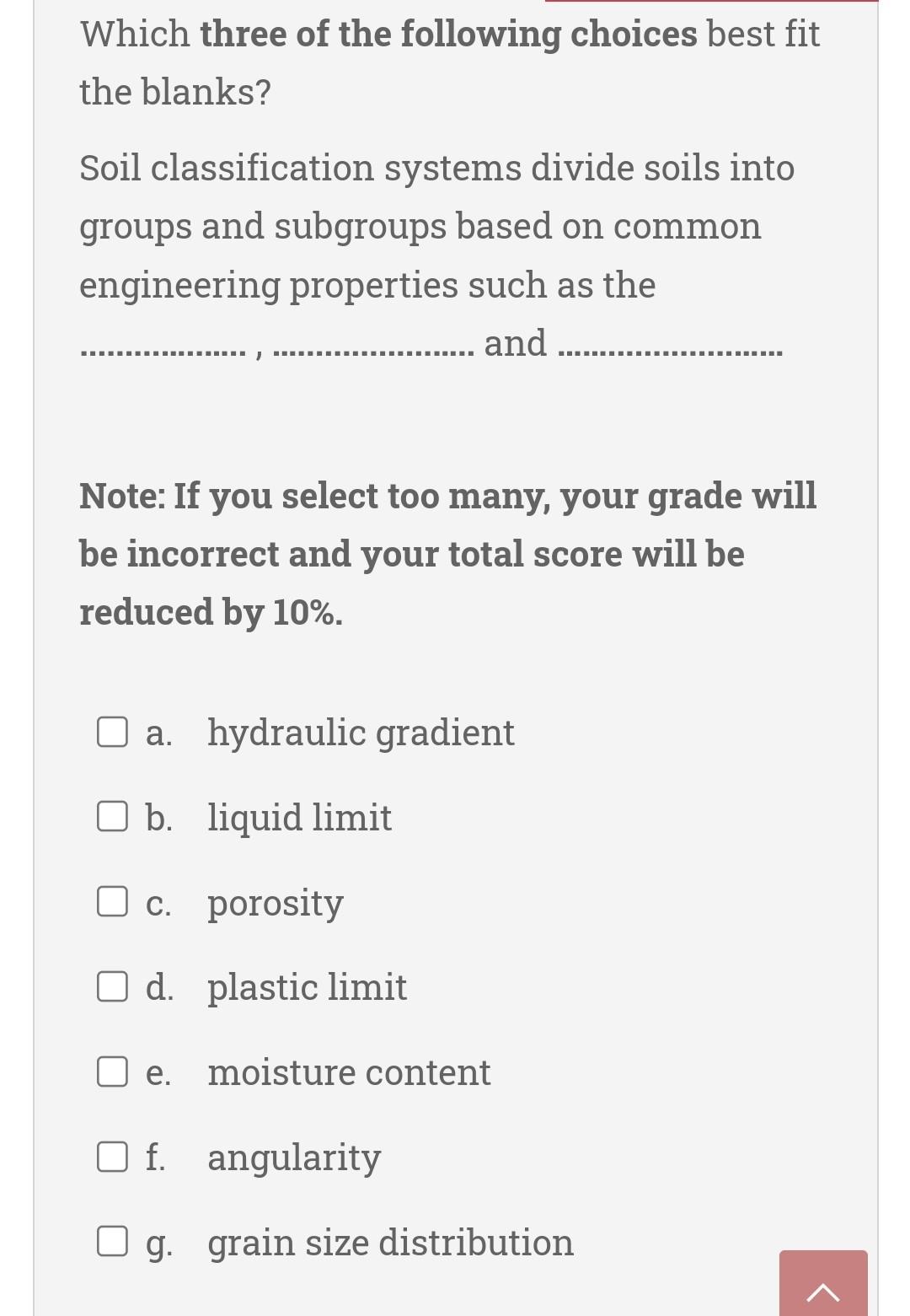 Solved Which three of the following choices best fit the | Chegg.com