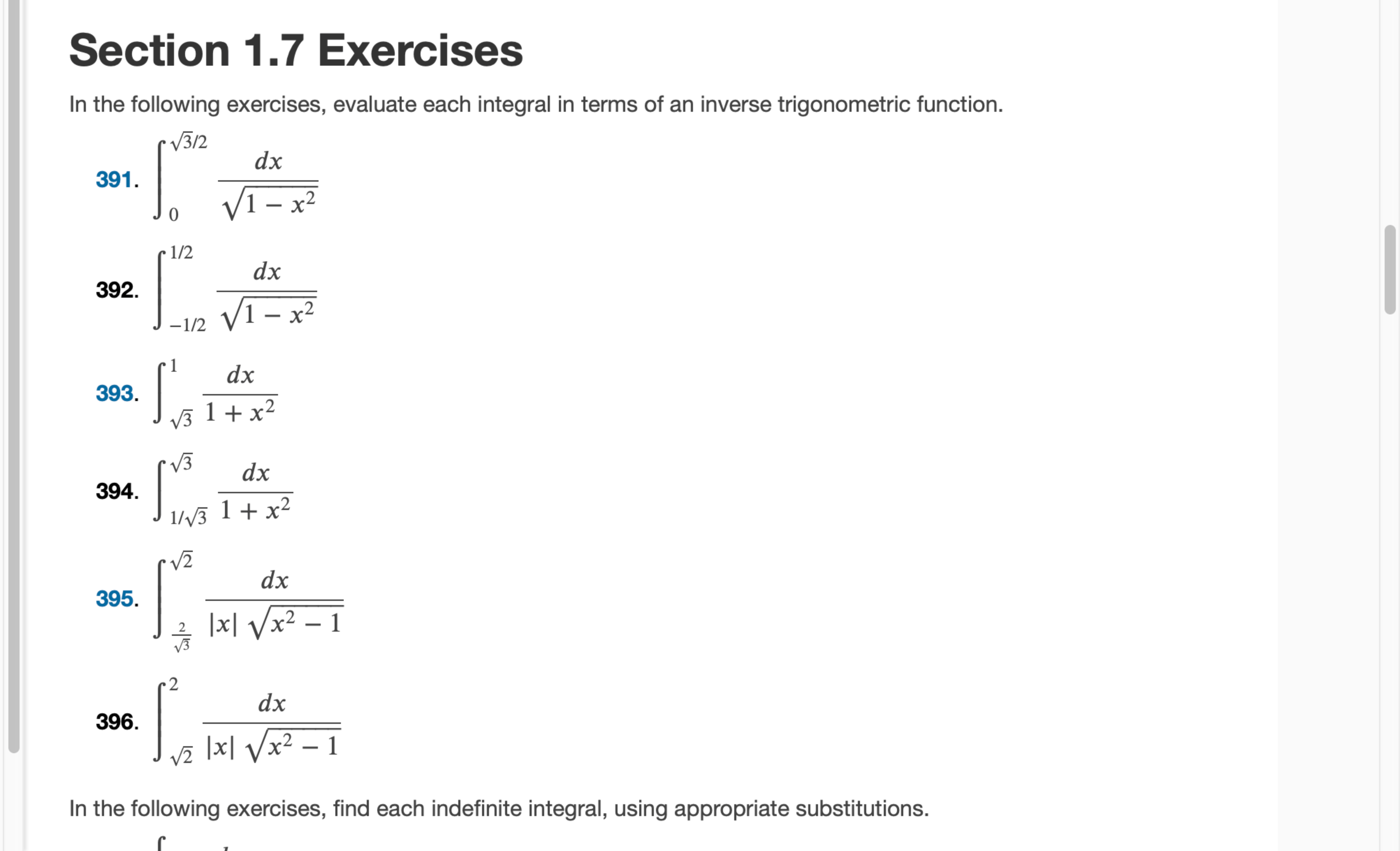 Solved Section 1.7 ﻿ExercisesIn the following exercises, | Chegg.com