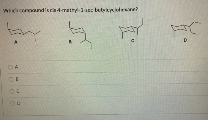 Solved Which compound is cis | Chegg.com