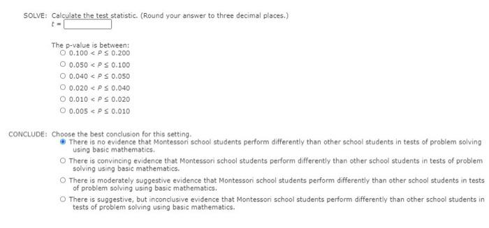 Solved This exercise is based on summary statistics rather | Chegg.com