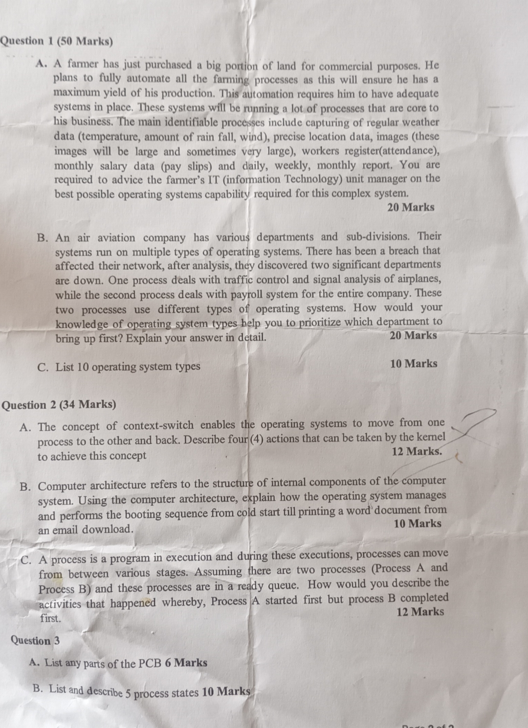 Solved Question 1 (50 ﻿Marks)A. ﻿A farmer has just purchased | Chegg.com