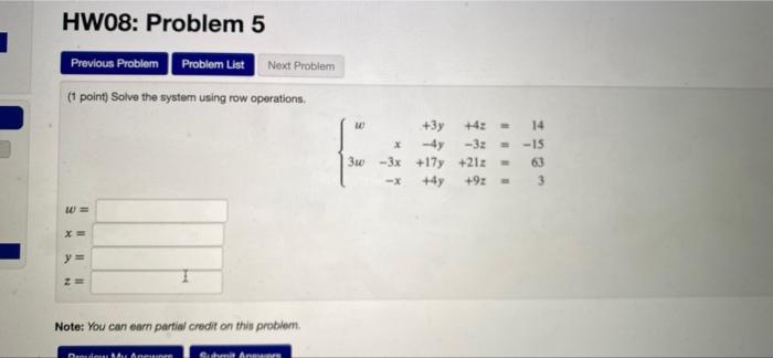 Solved HW08: Problem 3 Problem List Previous Problem Next | Chegg.com