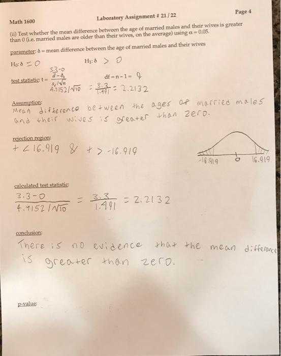 Solved Page 3 . and n n- Math 1600 Laboratory Assignment #21 | Chegg.com