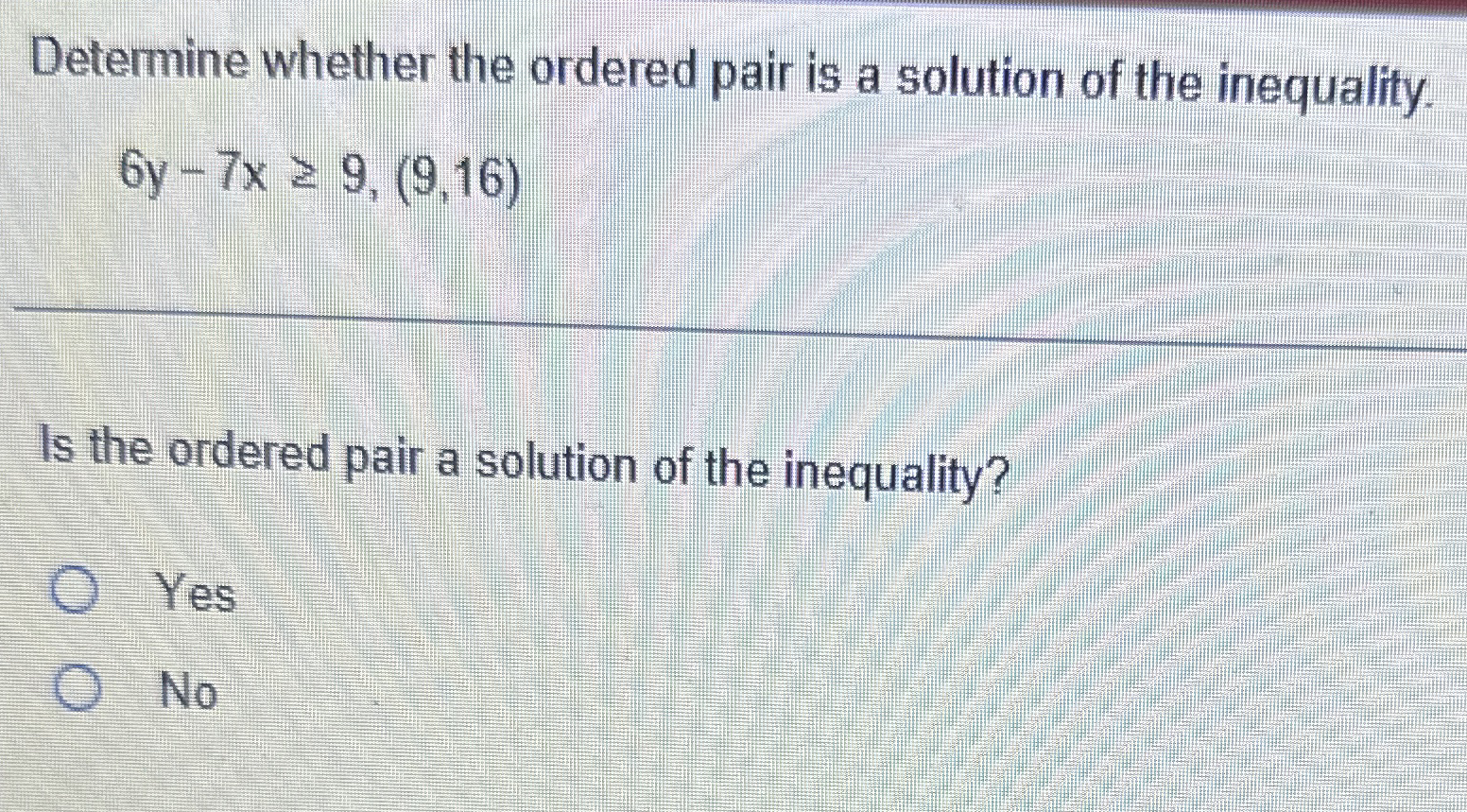 Solved Determine whether the ordered pair is a solution of | Chegg.com