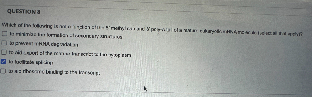Solved QUESTION 8Which of the following is not a function of | Chegg.com